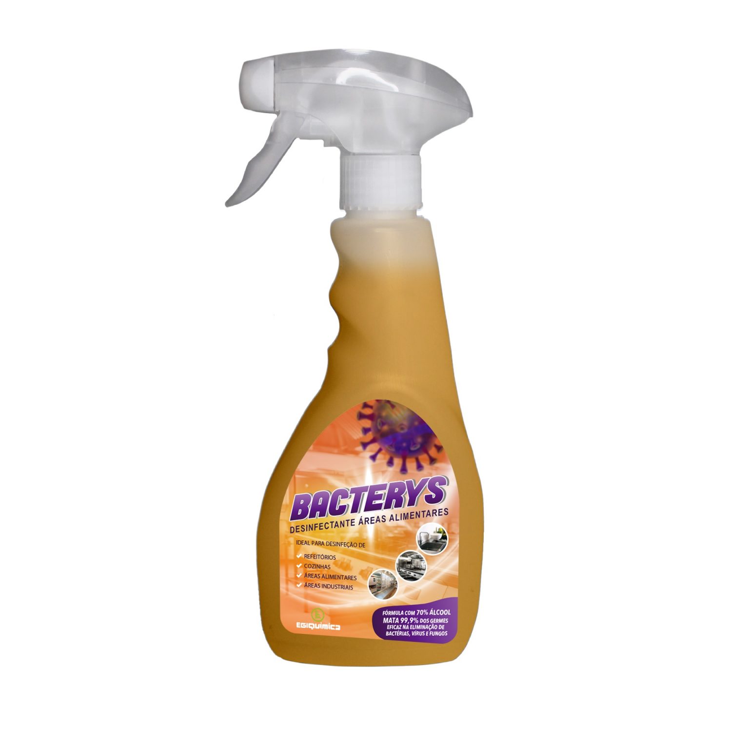BACTERYS DETERGENTE DESINFETANTE BACTERICIDA DE FÁCIL EVAPORAÇÃO ...